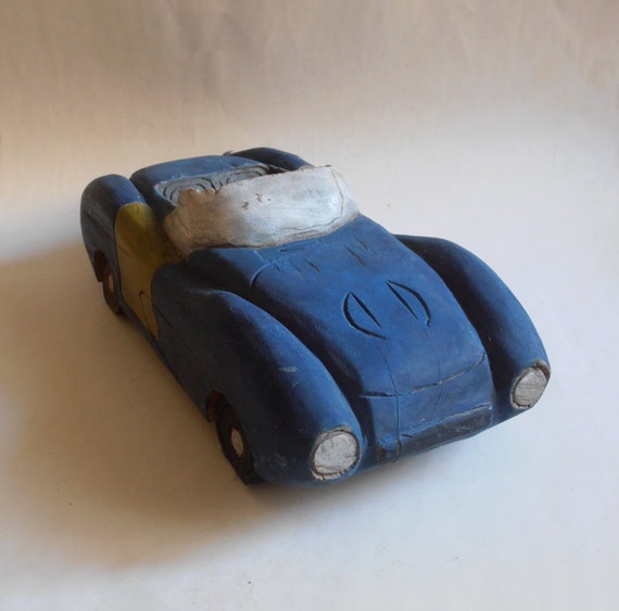 Hand Carved Wooden Cars