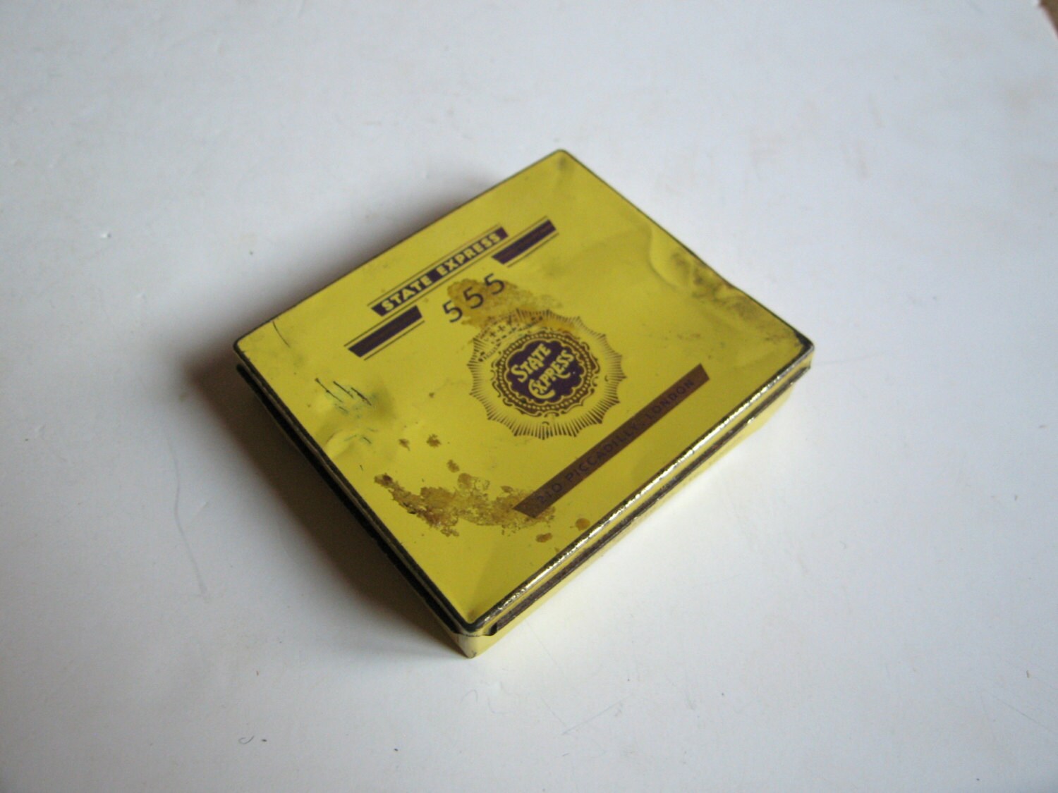 Vintage Olympic Airways State Express 555 Cigarette Tin Box - Etsy