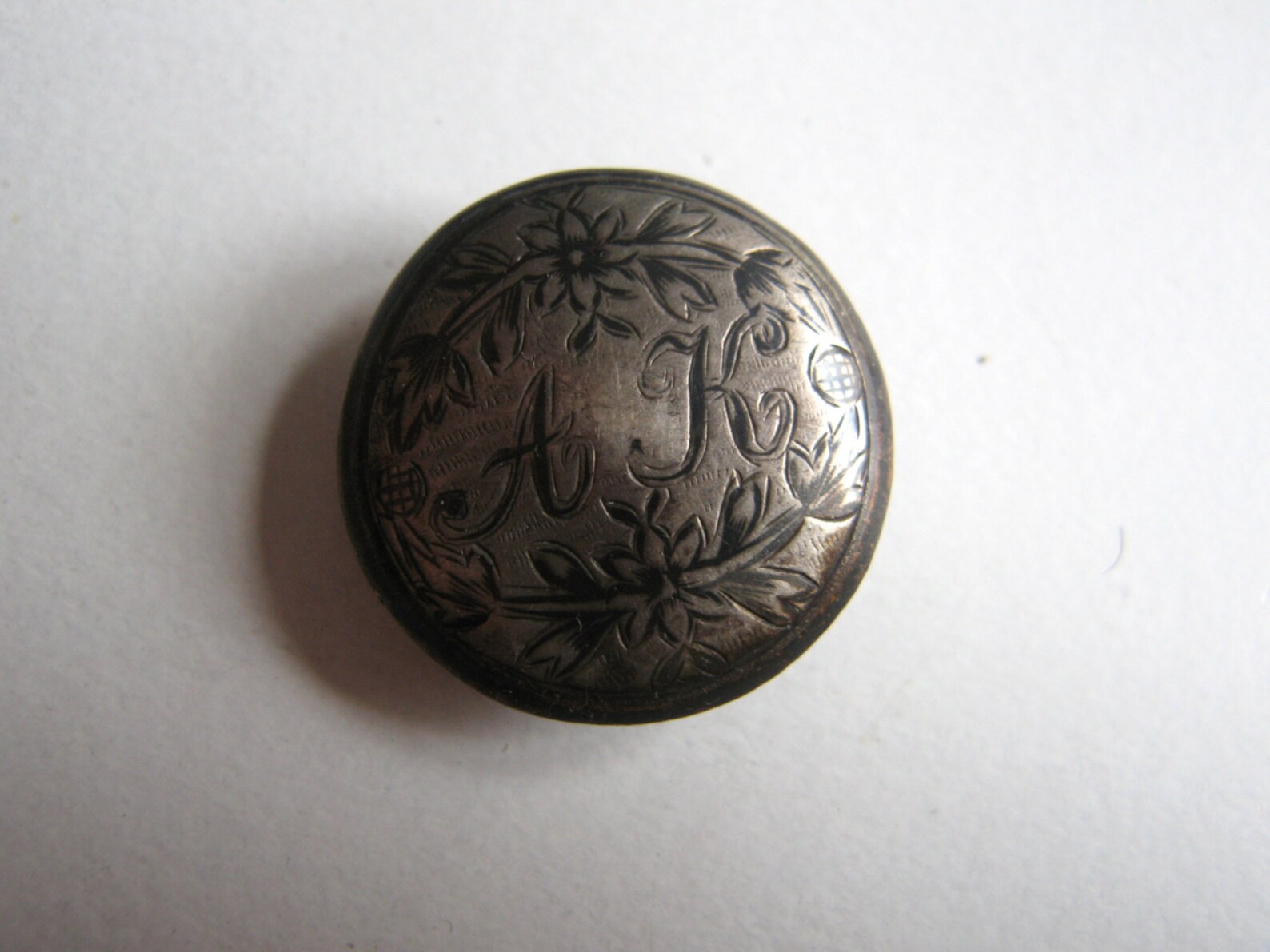 Antique Silver Button Set - Etsy