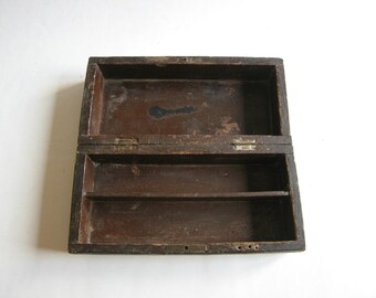 Antique Wooden Tool Box Primitive Toolbox Hand Made Tool Chest - Etsy