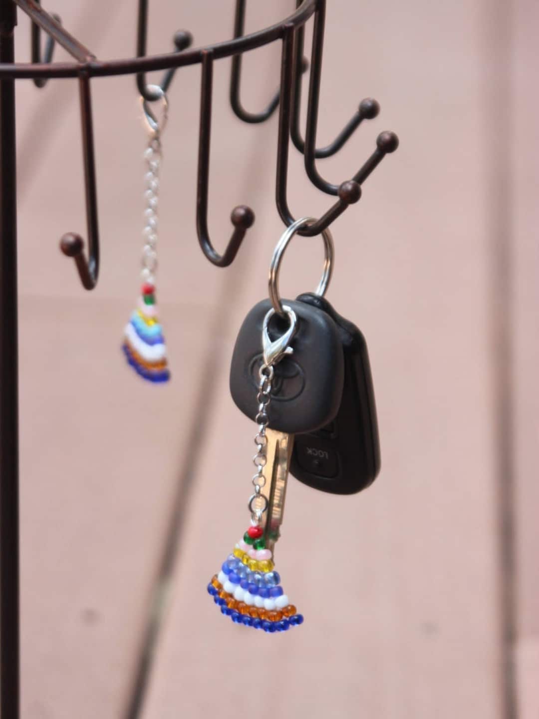 Bead Stair Key Chain - Etsy