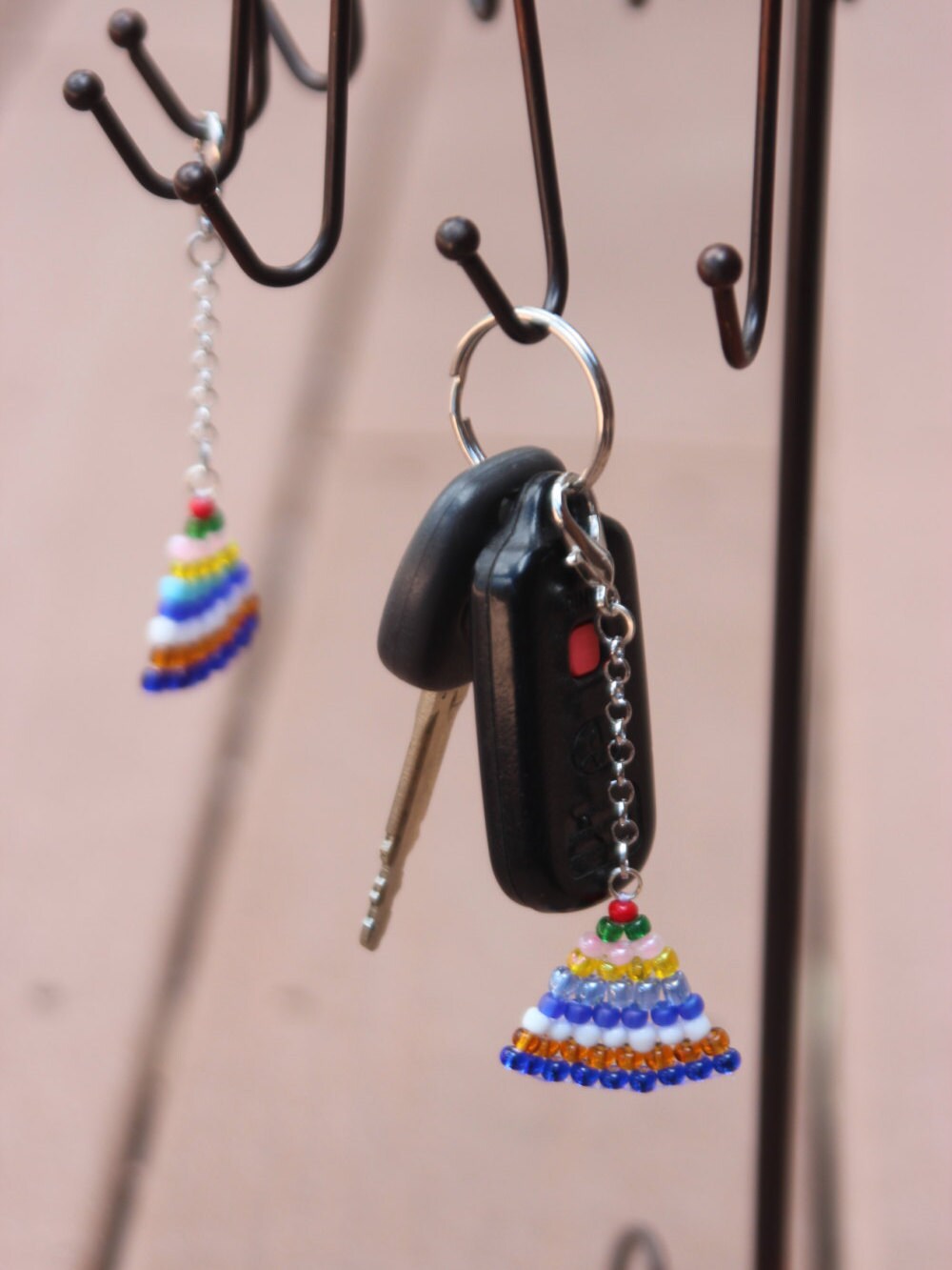 Bead Stair Key Chain - Etsy