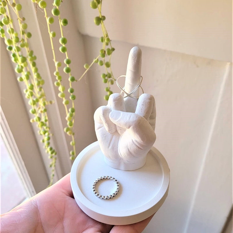 Middle Finger Ring - Etsy