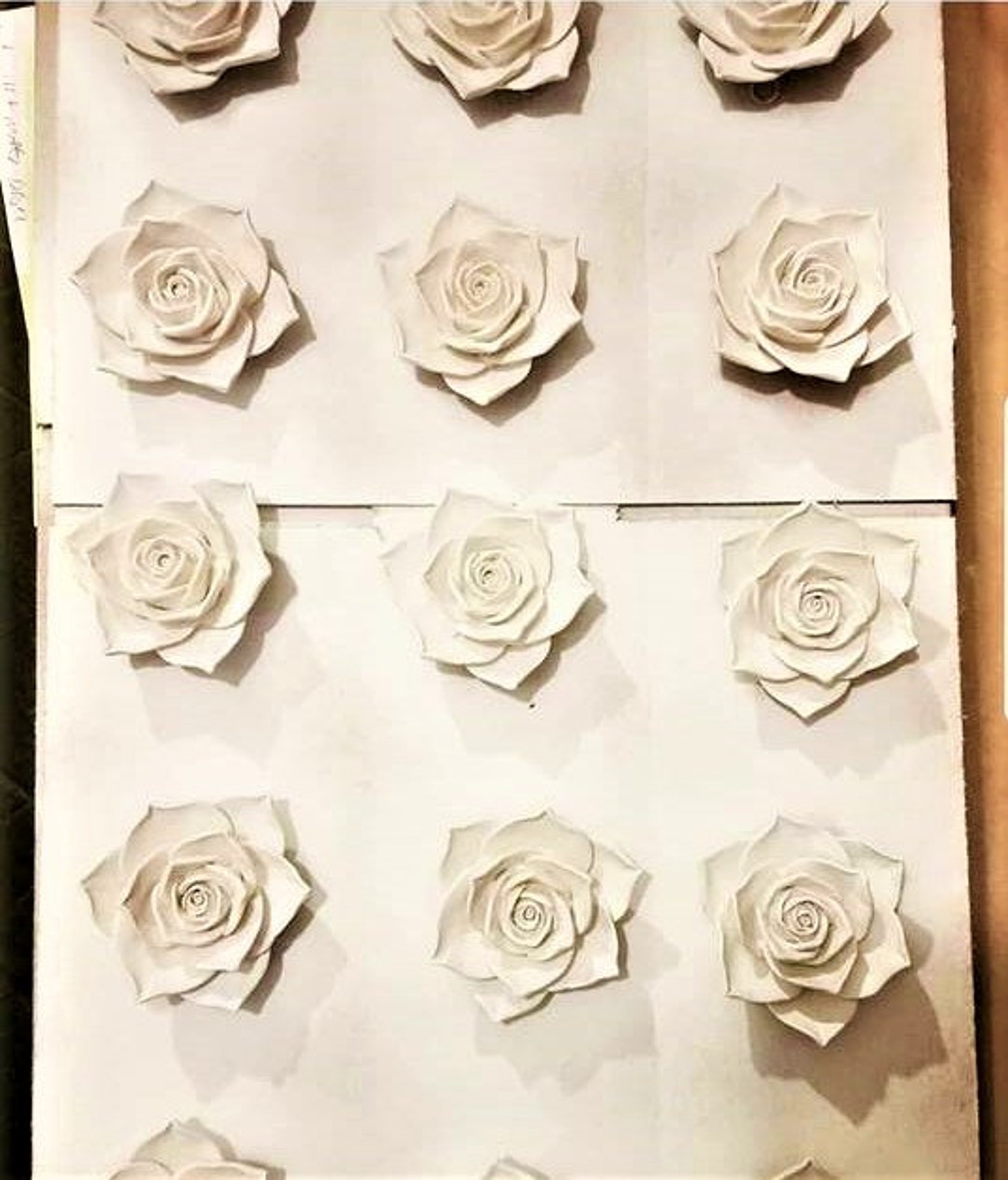 Floral Wall Decor Wall Hanging Rose Sculptures Rose Gift - Etsy