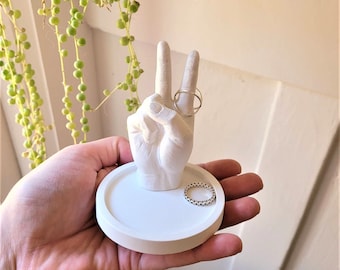 Peace Sign Ring - Etsy