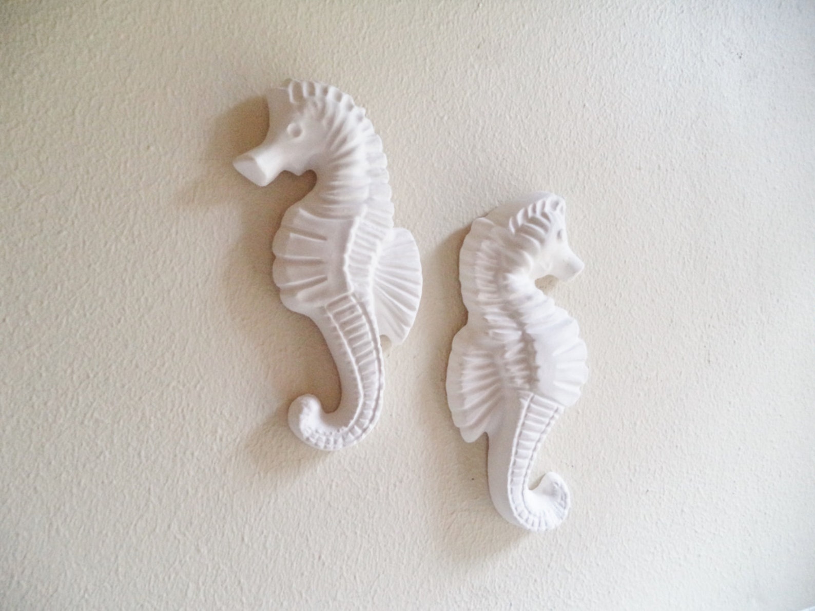 Seahorse Wall Decor Beachy Decor Nautical Art Seahorse - Etsy