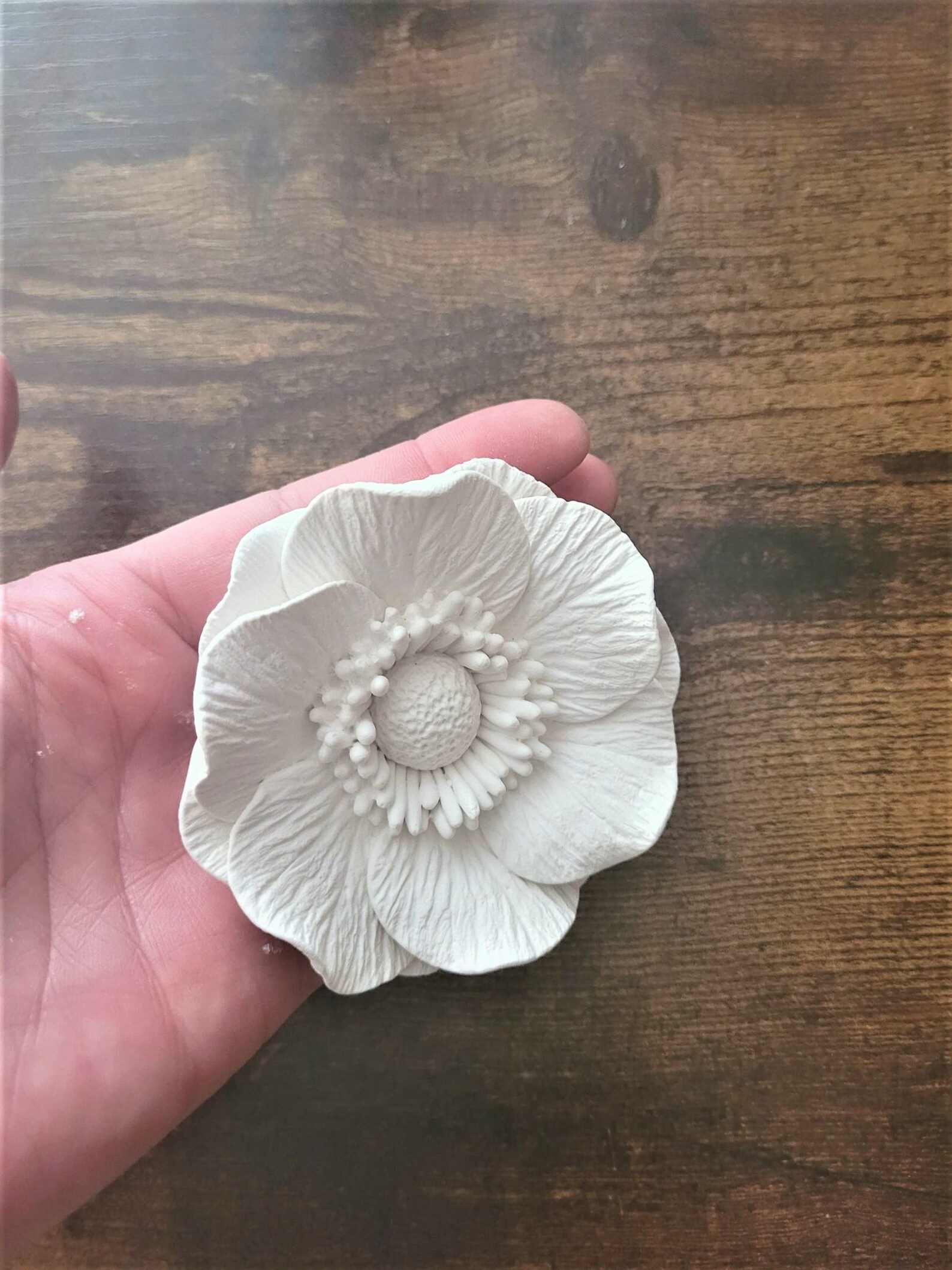 Wall Hanging Flower Sculpture Anemone Flower Flower - Etsy