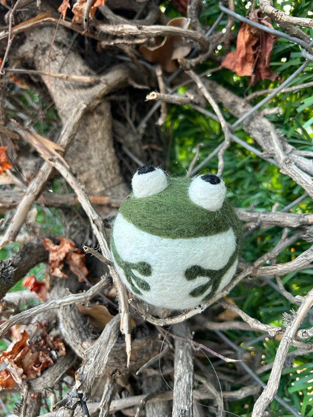 Felt Frog, Felt Animal, Handmade Gift, Home Decoration, Handmade Frog ...