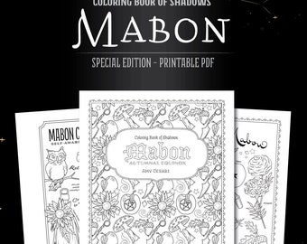 Mabon Printable Coloring Page - Etsy