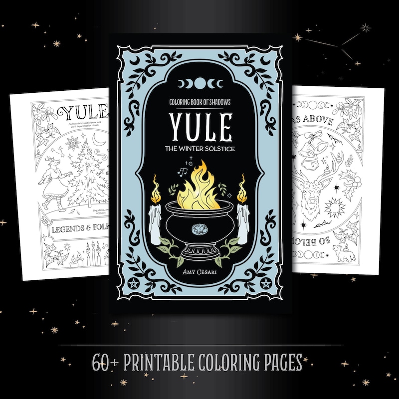 Coloring Pages for Yule - Etsy