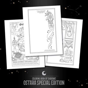 Coloring Book of Shadows: Ostara Special Edition Printable PDF - Etsy