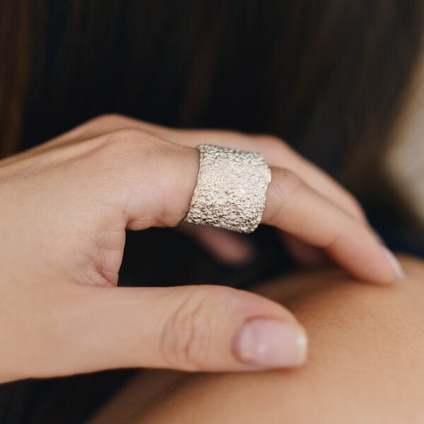 Textured Ring - Etsy