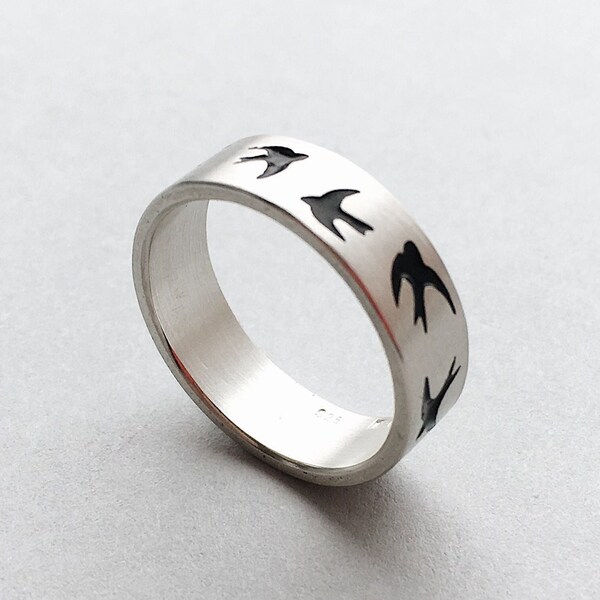 Swallow Ring - Etsy