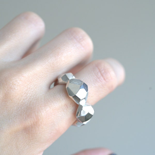 Unusual Silver Ring - Etsy