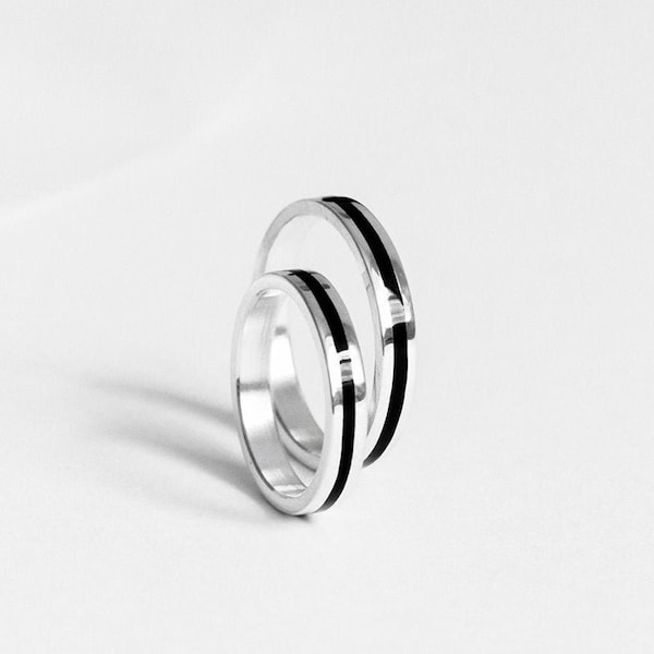 Thin Silver Ring - Etsy