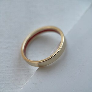 Wedding Red Line Rings Stripe Ring With Red Line Artisan Jewelry Red ...