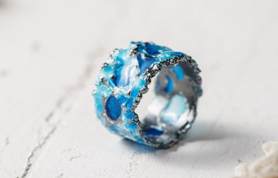 Etsy enamel rings store