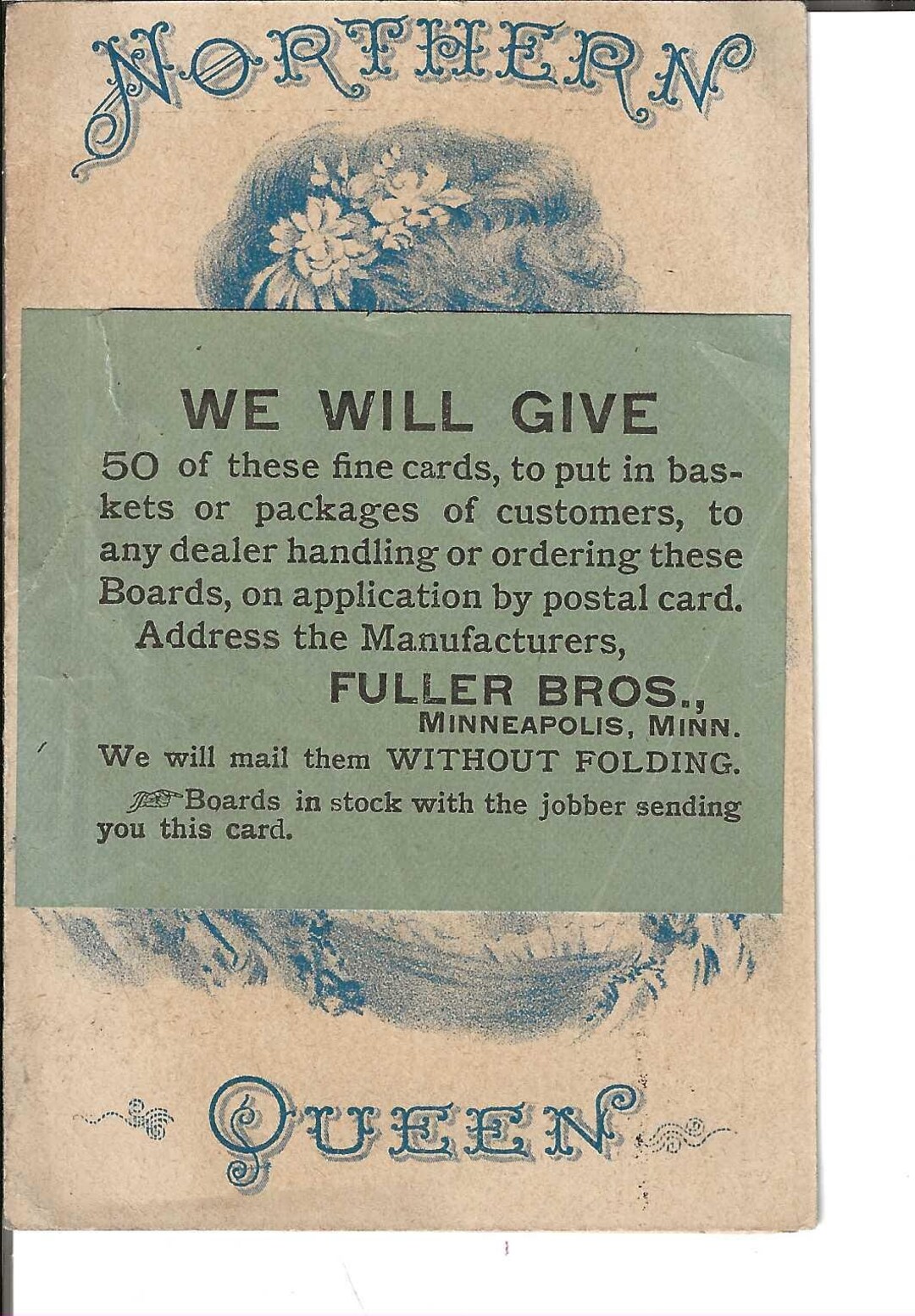 RESERVED FOR MERISSA Queen of the Washboards Trade Card Booklet, C ...