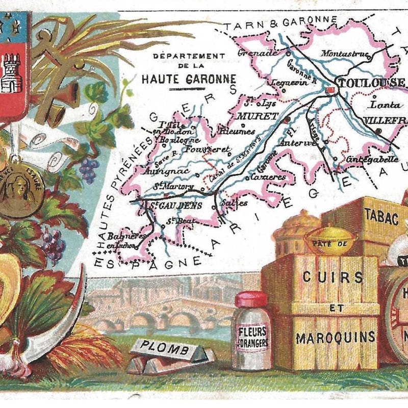 French Trade Card - Etsy