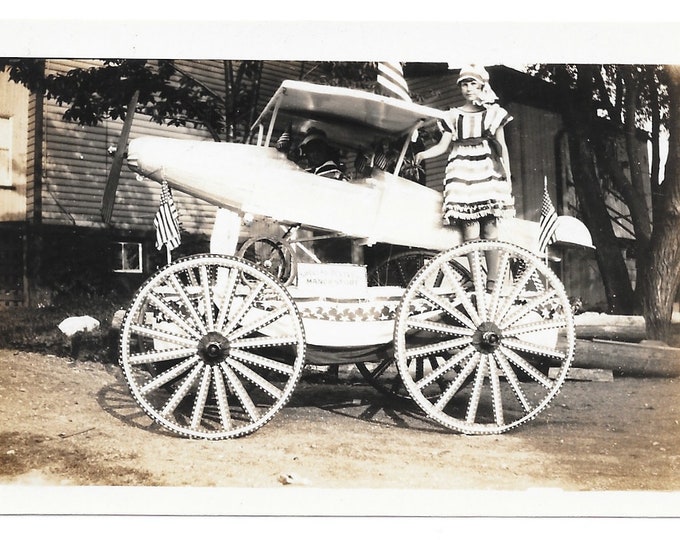 Airplane Parade Float Photo, C. 1920 - Etsy