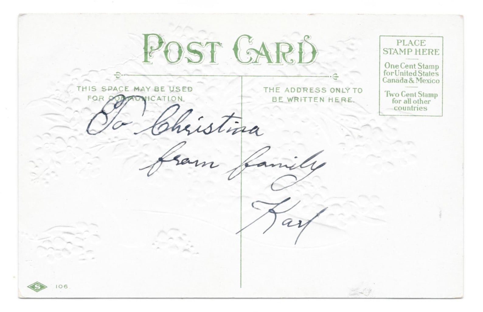 Forget-me-nots Shoe Birthday Postcard, C. 1910 - Etsy