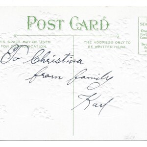 Forget-me-nots Shoe Birthday Postcard, C. 1910 - Etsy