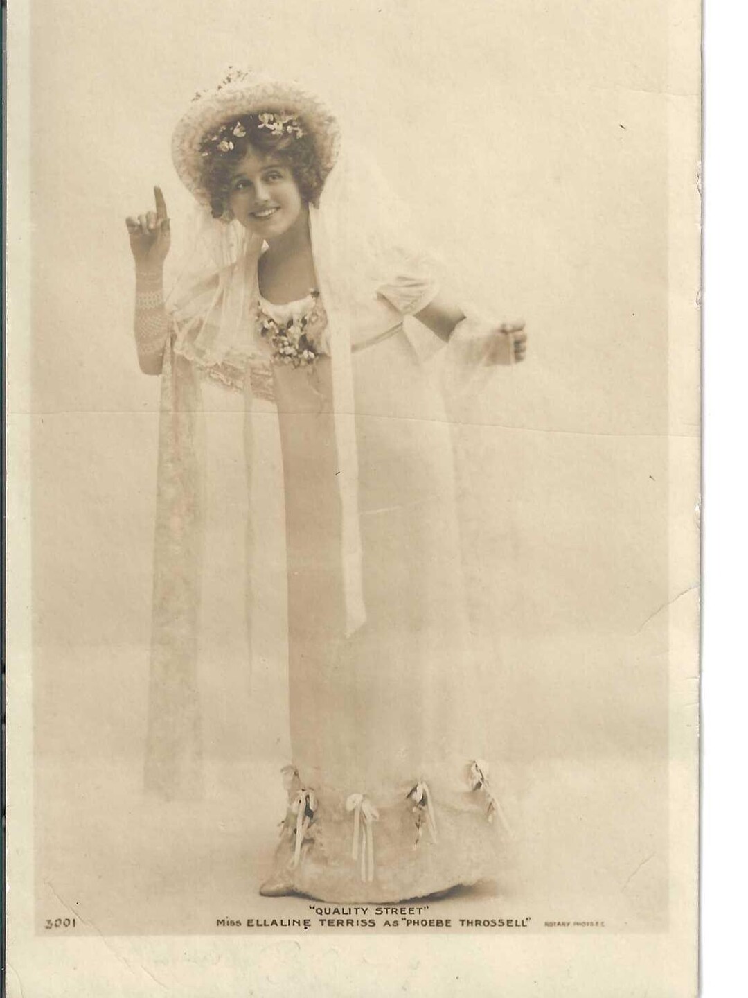 British Actress Ellaline Terriss Photo Postcard, C. 1902 - Etsy