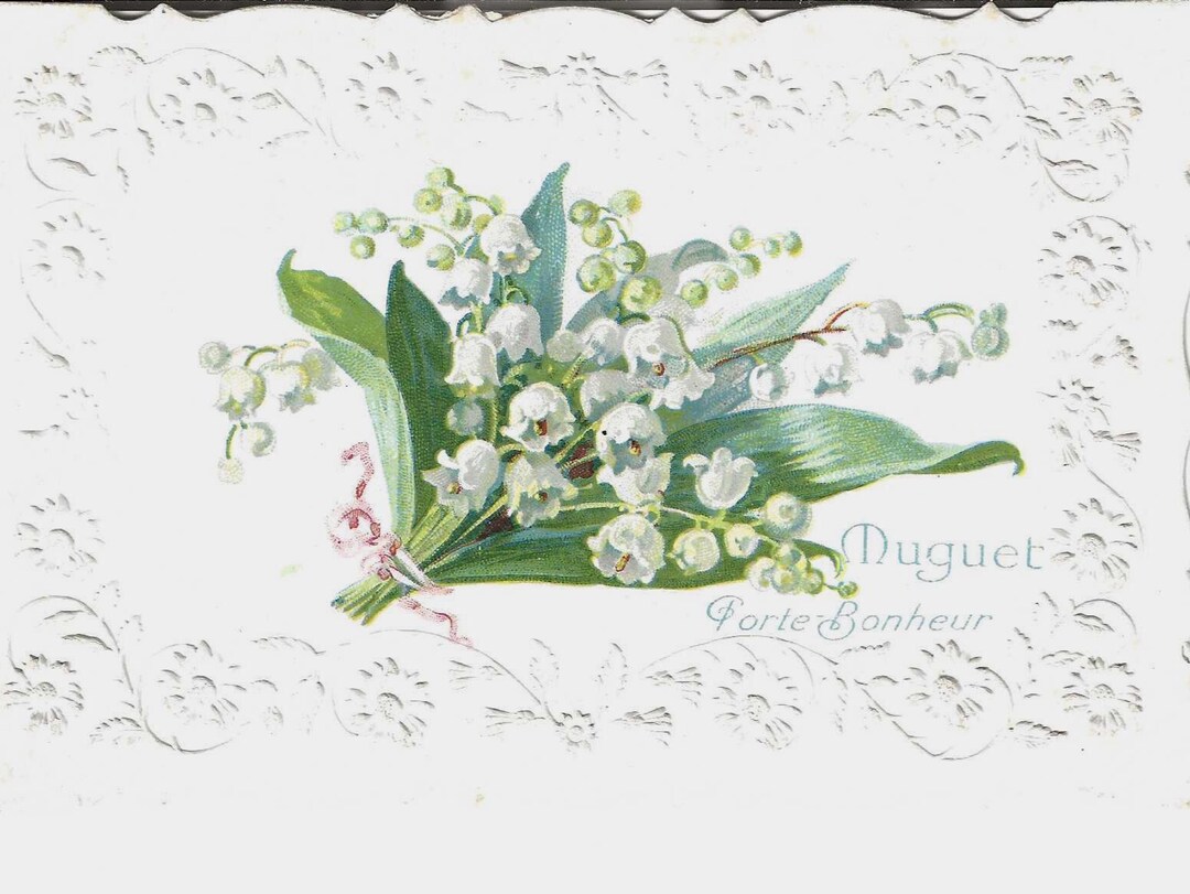 French May Day Postcard, C. 1910 - Etsy