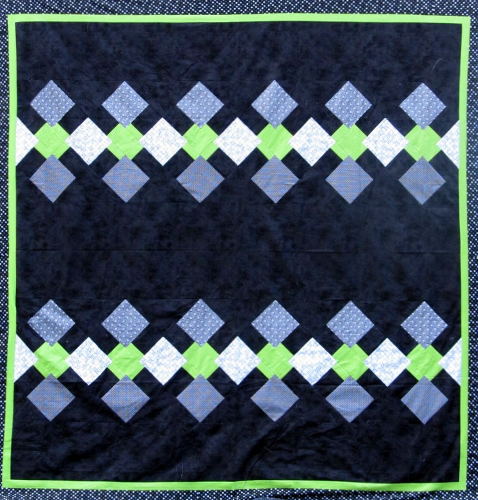 Easy Argyle - PDF Quilt Pattern - Uncle Paul's Quilting Company - Riley ...