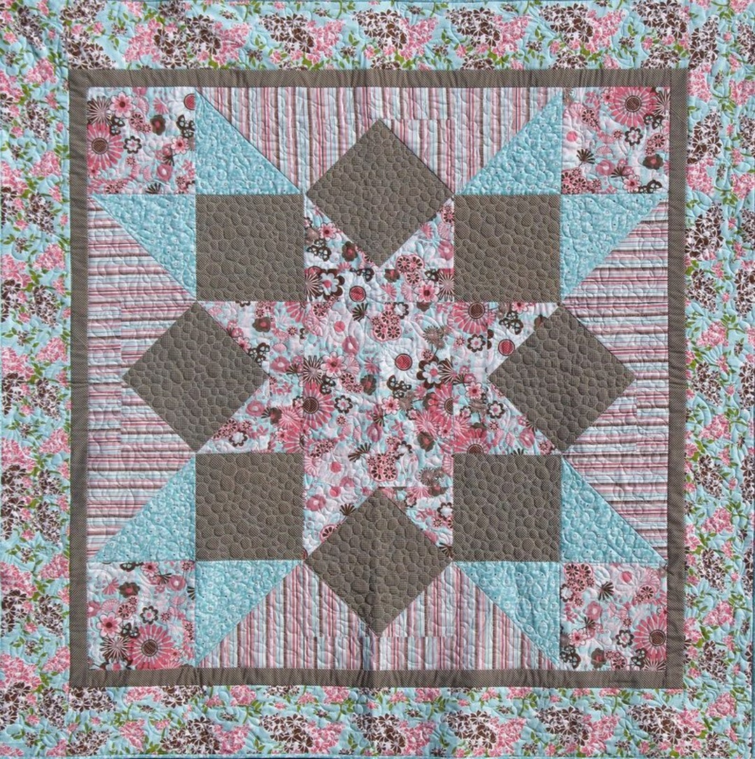 Bloomin' Star - Quilt Pattern - Etsy