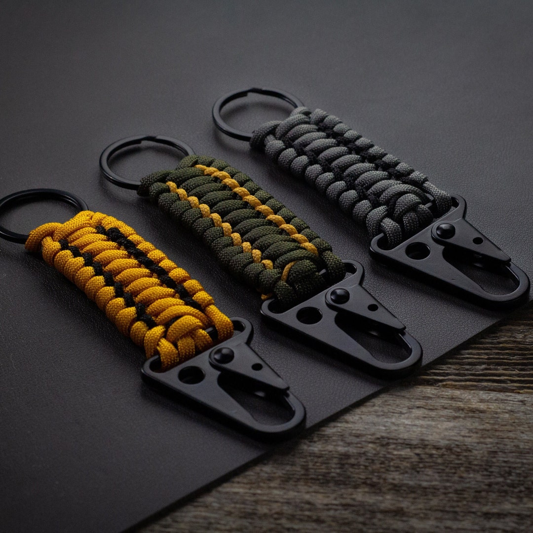 Stitched Paracord Rifle Clip | HK Hook Tactical EDC Keychain - Etsy