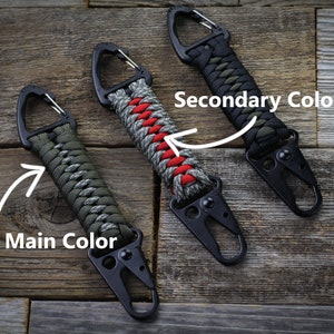 Tactical Paracord Rifle Clip HK Hook With Triangle Carabiner - Etsy
