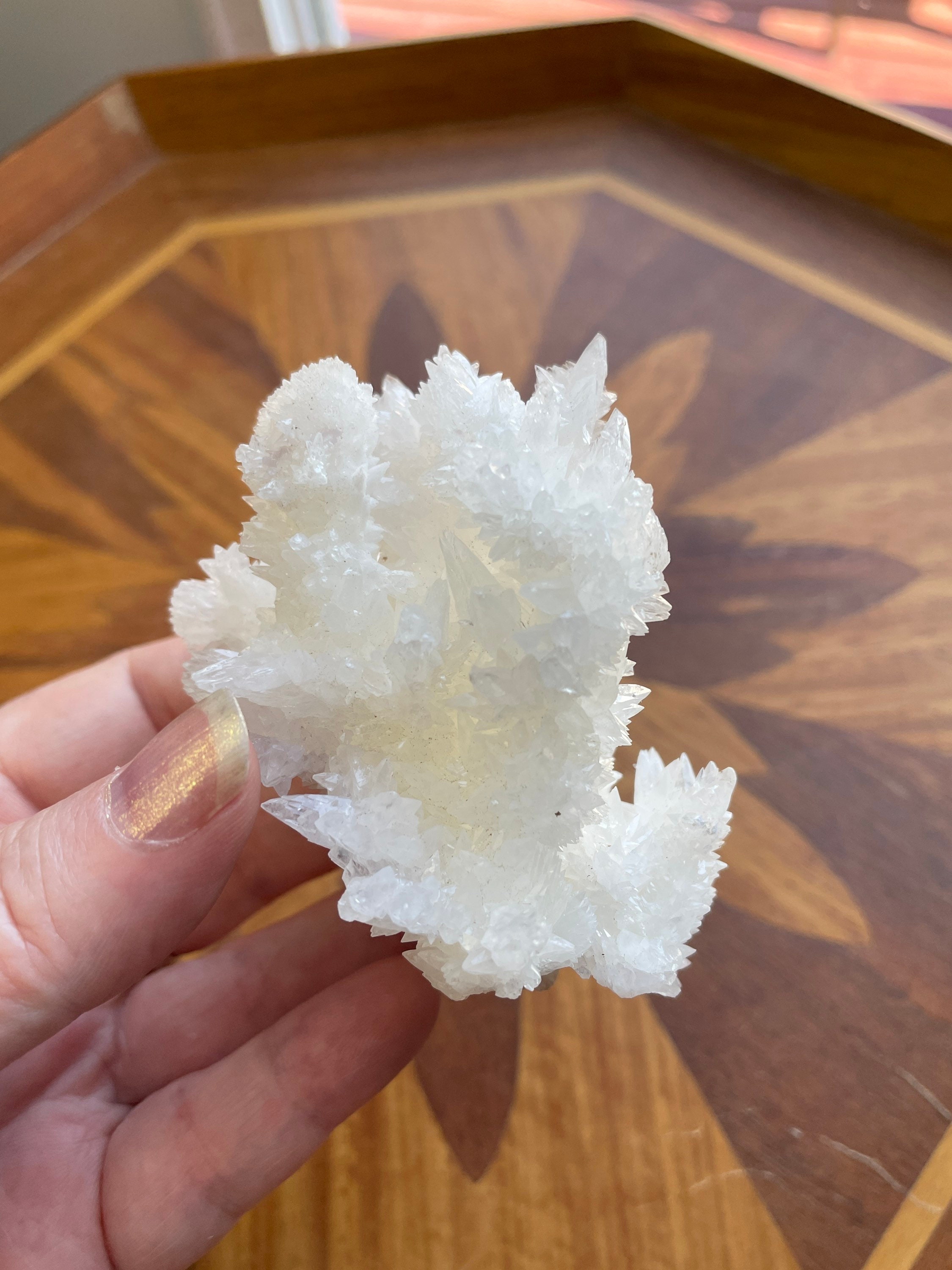 Aragonite Cave Calcite Crystal Specimen White Aragonite Cave - Etsy