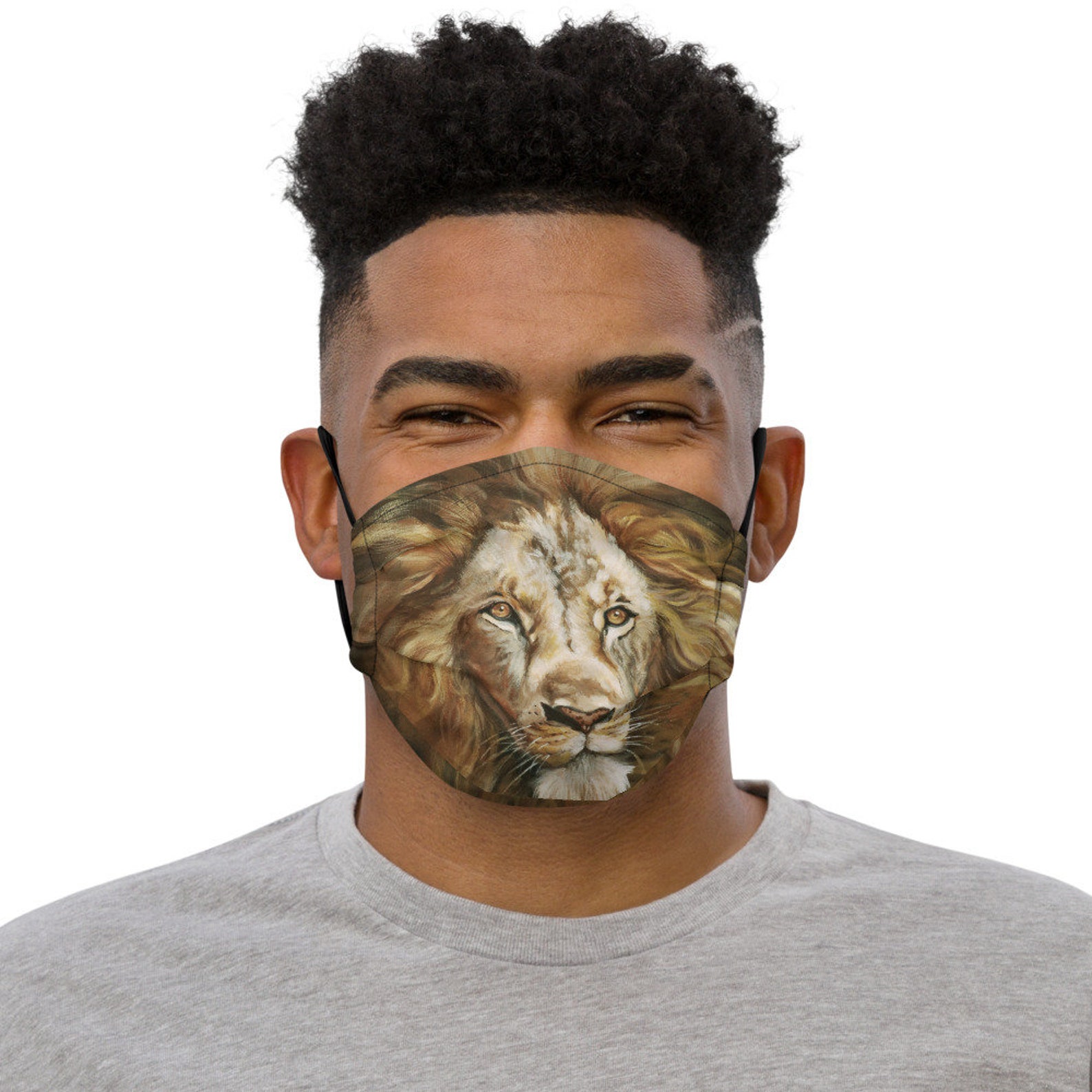 Premium Lion Face Mask mask with Adjustable nose wire | Etsy