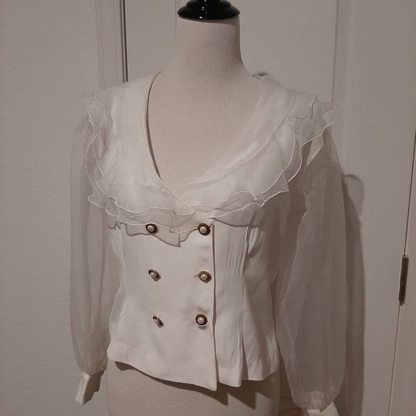 Double Ruffle Collar - Etsy