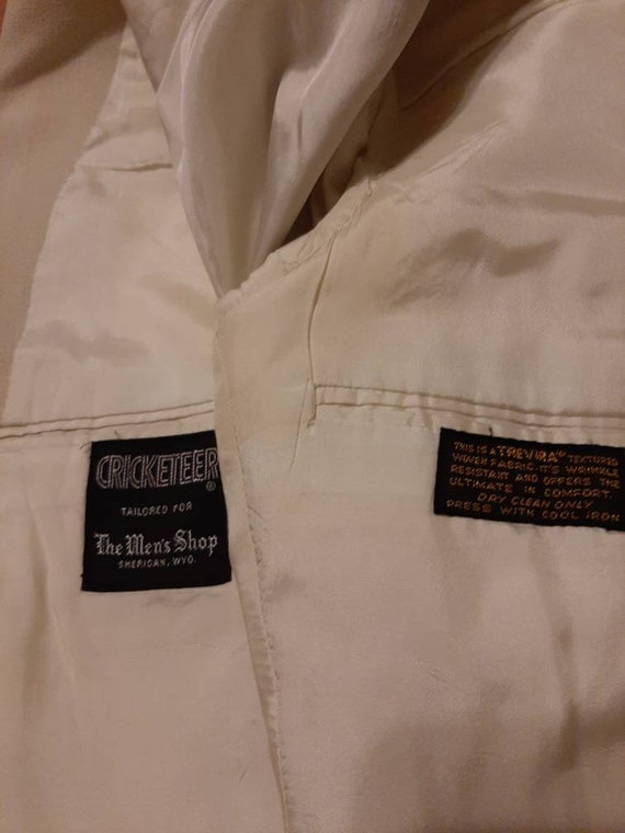 1970s Mens Cricketeer Polyester Trevira Sports Jacket… - Gem