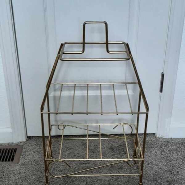 Magazine Rack Table - Etsy