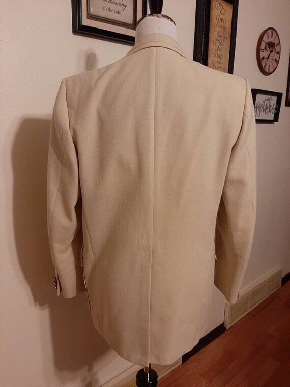 1970s Mens Cricketeer Polyester Trevira Sports Jacket… - Gem