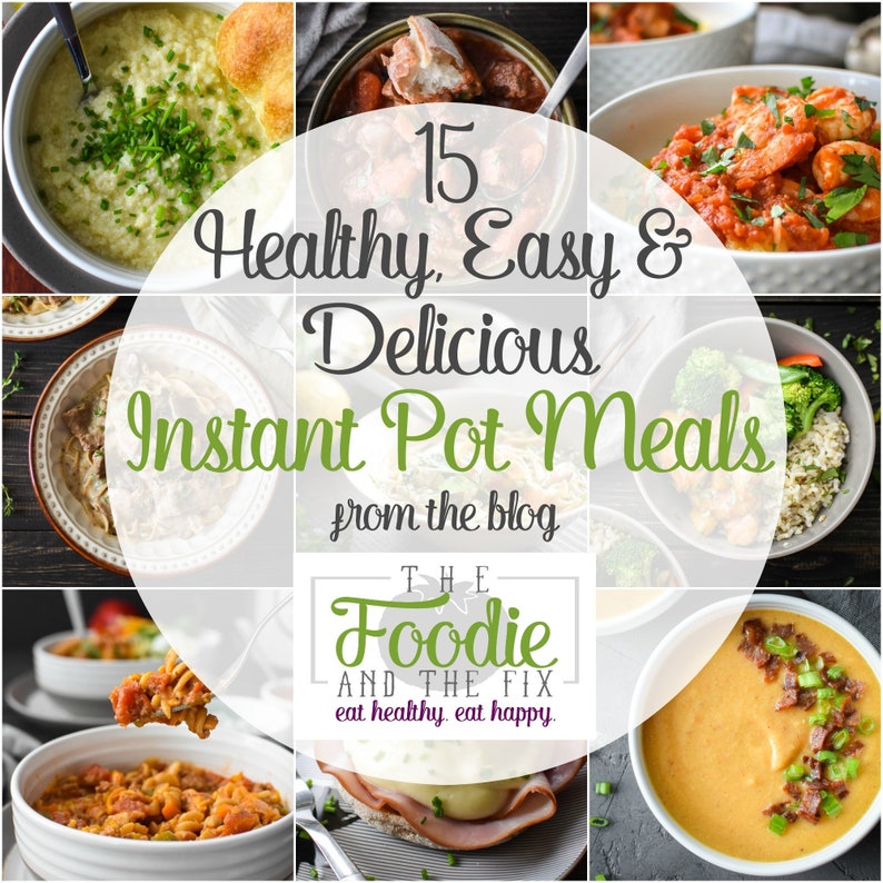 15 Healthy, Easy and Delicious Instant Pot Meals - Etsy