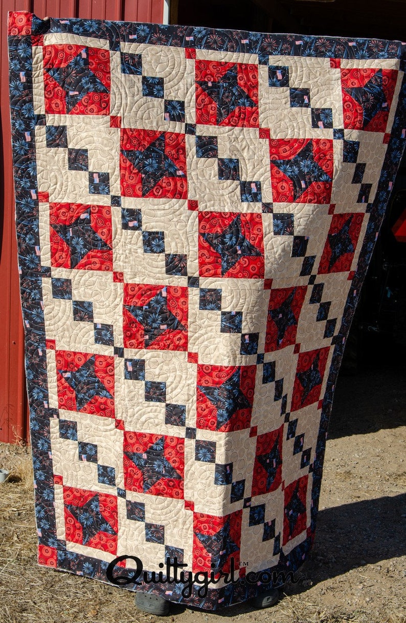 Under the Starry Sky Quilt Pattern by Quiltygirl ( Aka Mystery A11) - Etsy