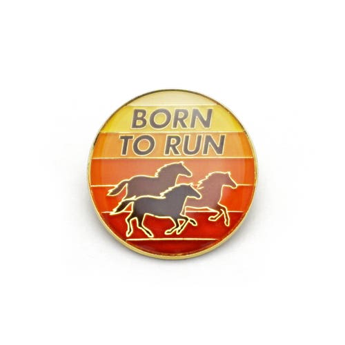 Born to Run Enamel Pin - Etsy