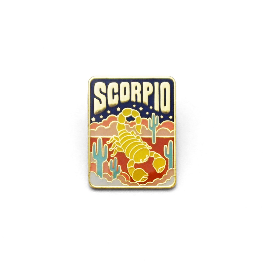 Scorpio Enamel Pin - Etsy
