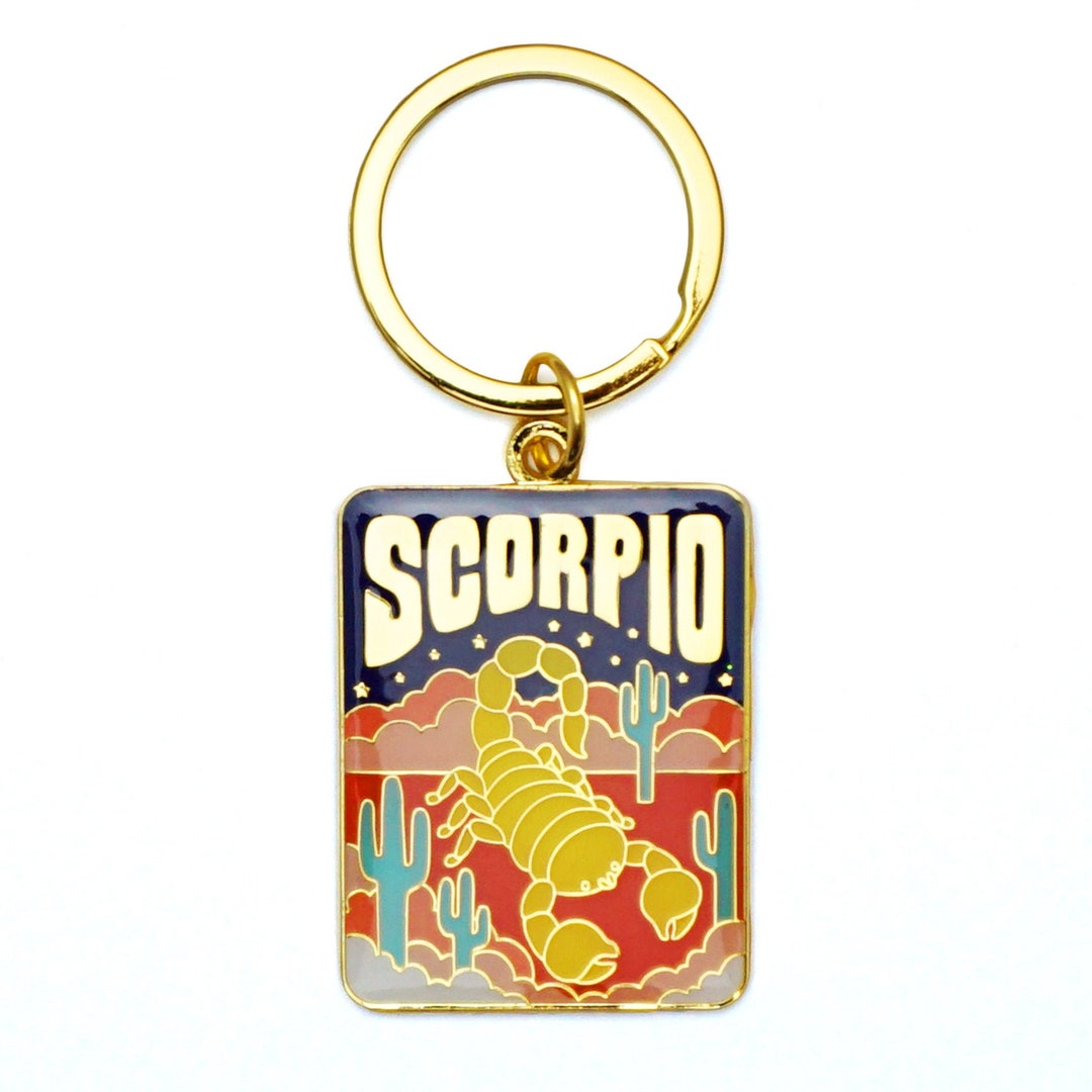 Scorpio Keychain - Etsy