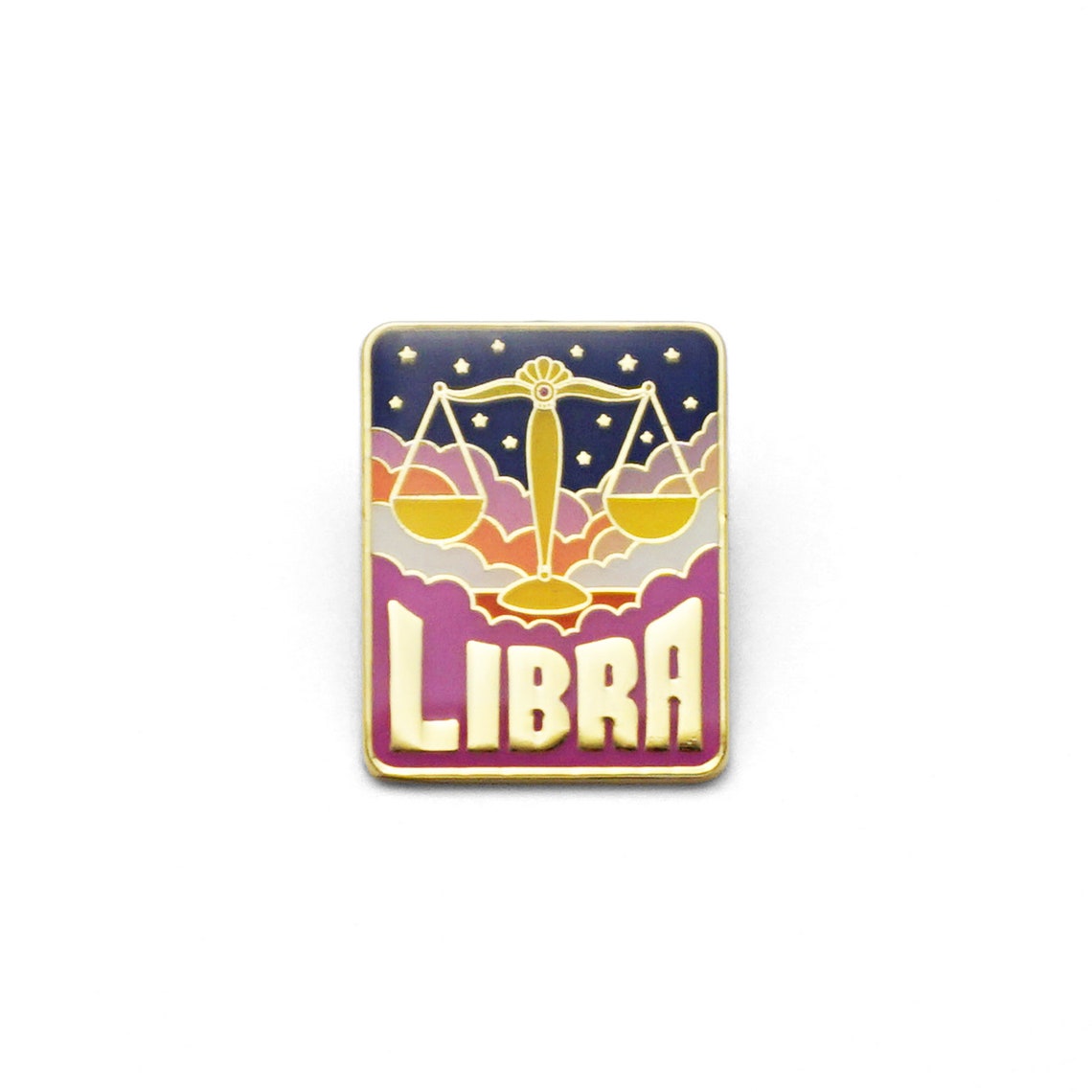 Libra Enamel Pin - Etsy