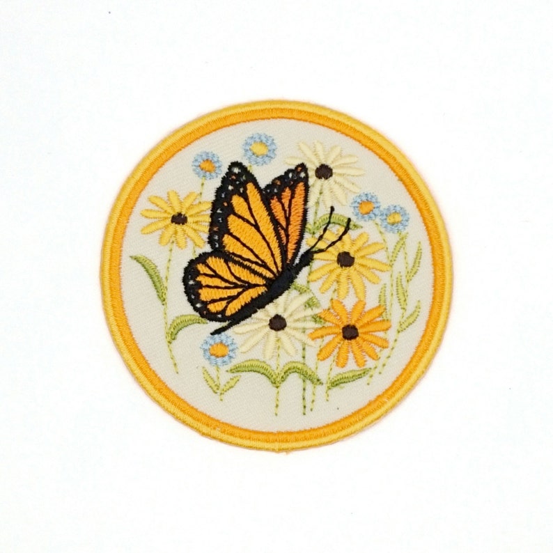 Butterfly Patch natural White - Etsy