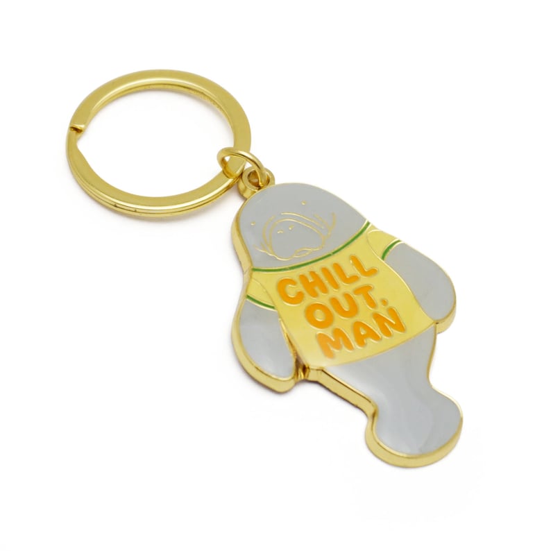 Chill Out, Man Keychain - Etsy
