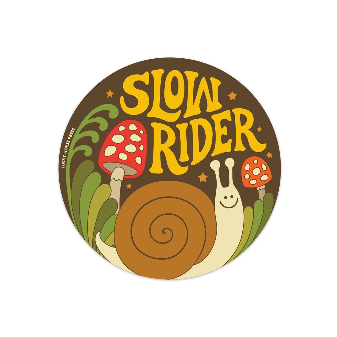 Slow Rider Sticker - Etsy