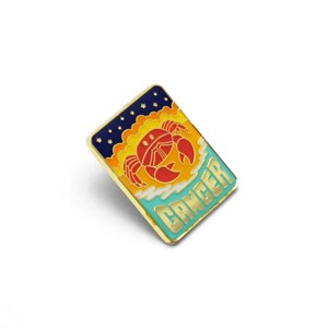 Cancer Enamel Pin - Etsy