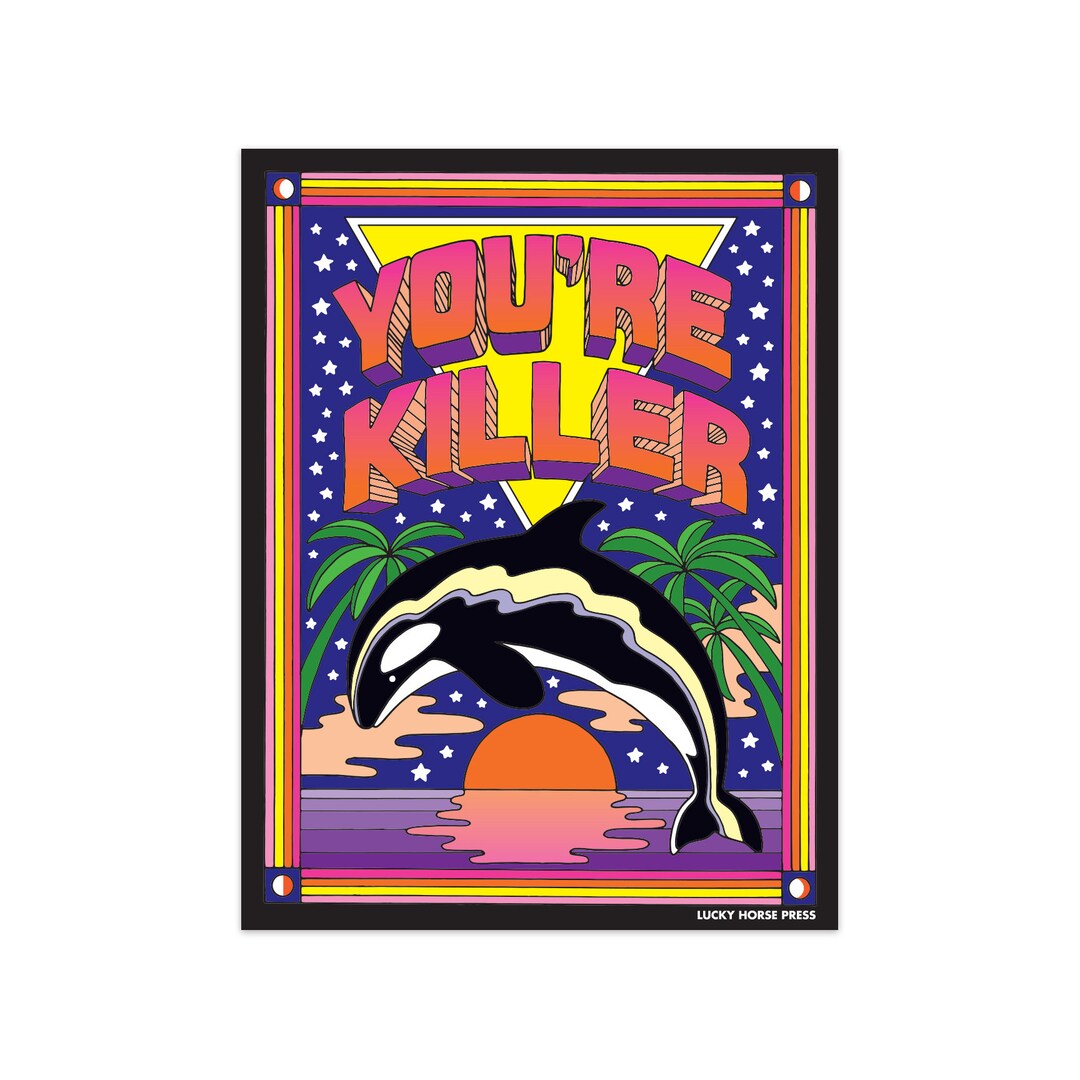 You're Killer Sticker - Etsy