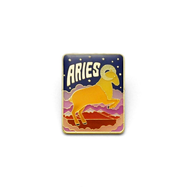 Aries Enamel Pin - Etsy
